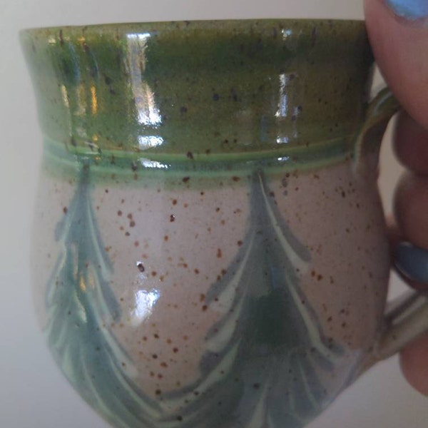 Winter Tree Ceramic Coffee Mug - Etsy