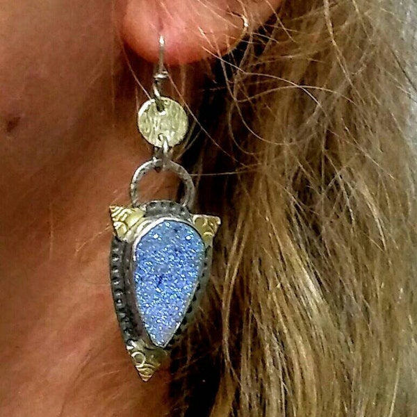 Gemstone Pendant, Neutral Colors - Etsy