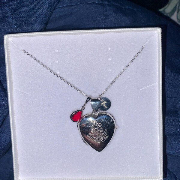 Cutsom Engrave Oval Gold Plated Locket With Photo,custom Birthstone ...