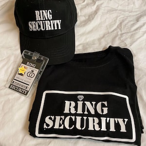 INSTANT DOWNLOAD Ring Security Badge / Wedding Security Suite Print-at ...