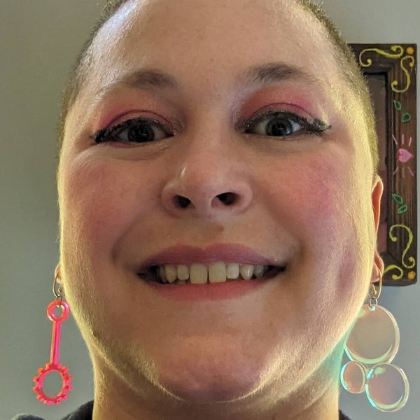 Shimmer Butterfly Waist Chain/ Iridescent Waist Chain/ Rave Accessories ...