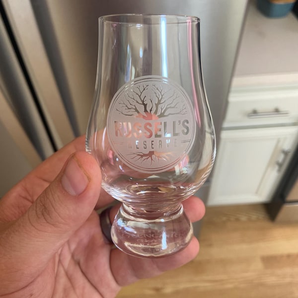 Custom Etched Glass Coffee Mug Personalized Engraved Glassware for ...