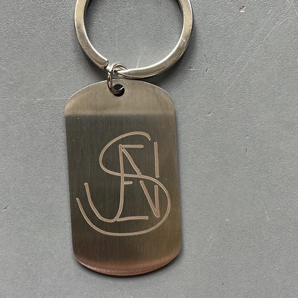 Custom Picture Keychain, Personalized Text Keychain, Actual Handwriting ...