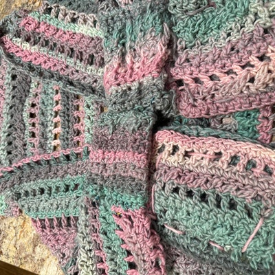 Crochet Pattern / Easy Adult Beanie Made From Rectangle / - Etsy