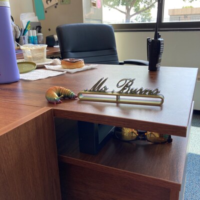 Customizable Name Tag to Personalize a Desk, Counter or Cabinet Any ...