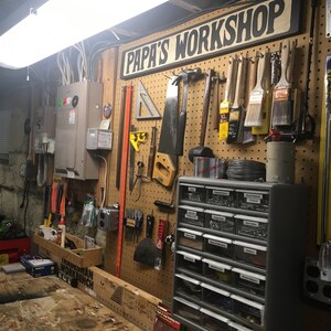 Papa's Shop Sign | Etsy