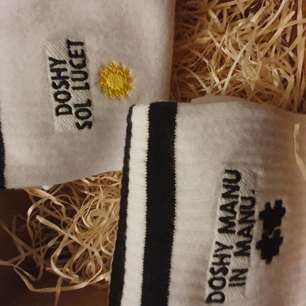 Custom Embroidered Socks Custom Gift for Anniversary Personalized Gift ...
