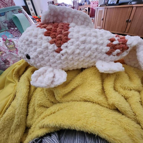 Koi Fish No Sew Crochet Pattern, Fish Crochet Pattern, No Sew Amigurumi ...