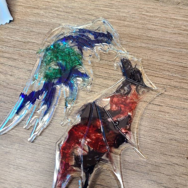 Angel Wings Silicone Mold for Resin Craft-demon Wings Resin Mold ...