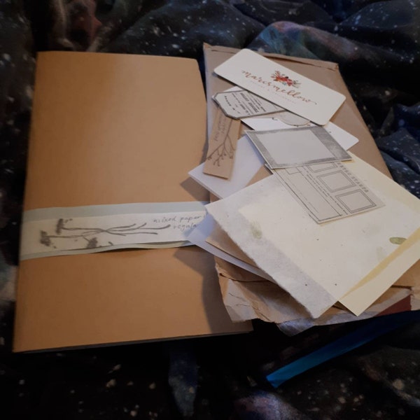 Soft Mixed Handmade Junk Journal Insert for Traveler's Notebook ...