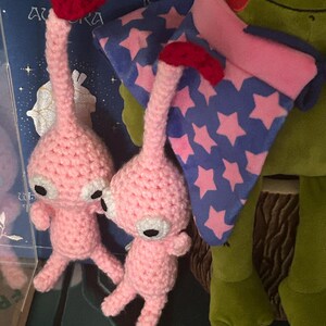 Handmade Pink Pikmin Crochet Plush With Heart – Valentine’s Day Gift - Etsy