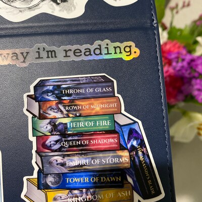 Adds to TBR Sticker - Etsy