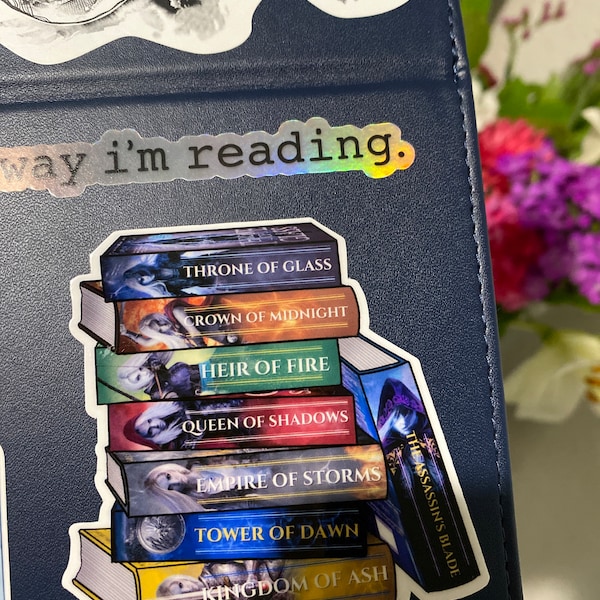 TOG Book Stack Sticker, Throne of Glass Series - Etsy