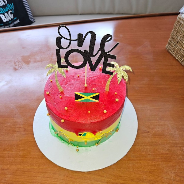 One Love Cake Topper/ Smash Cake Topper - Etsy