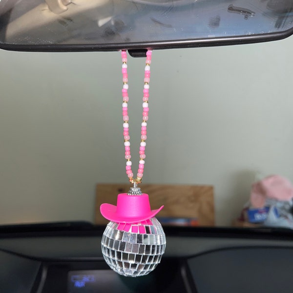 Disco Ball Car Charm Car Hang/ Rear View Mirror Accessory (customizable ...