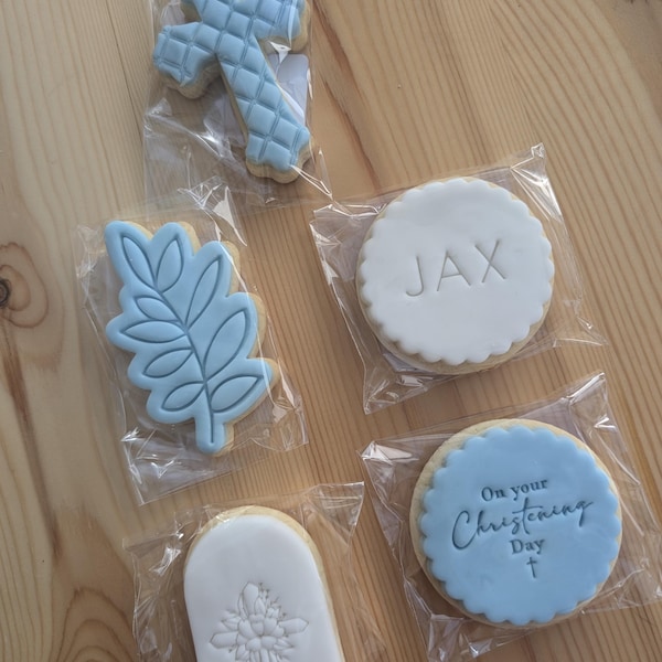 Christening/ Holy Communion/ Baptism Fondant Iced Sugar Cookies Biscuit ...