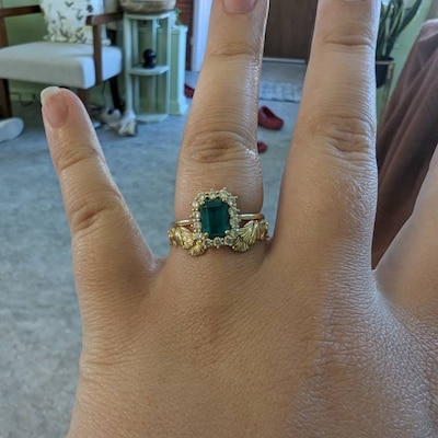 Vintage Filigree Wedding Ring Yellow Gold Diamond Wedding Band Handmade ...