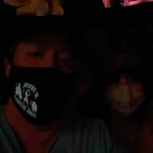 Minnie Peeking Glows in the Dark Mask Minnie Halloween | Etsy