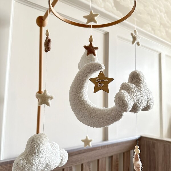 Bouclé Baby Mobile | Boucle Baby Mobile | Baby Mobile | Cot Mobile ...