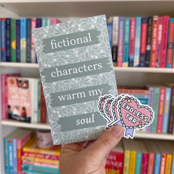 MINI Endless TBR Book Club Sticker L Bookworm Sticker | Bibliophile ...