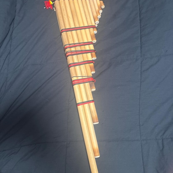 Handcrafted Jacaranda Quena Inca Andes Traditional Bolivian Peru Native ...