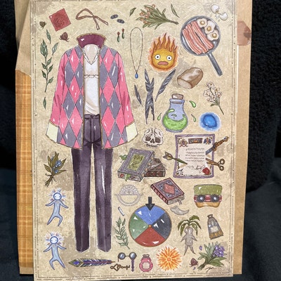 BOTANIST PAPER DOLL Outfit Art Girl Outfit Farmcore - Etsy