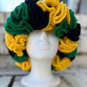 Striped Ruffle Hat standard Ruffles - Etsy