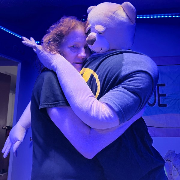 Loving Bear Puffy, Hug Body Pillow, Plush Figure Human Size Gift for ...