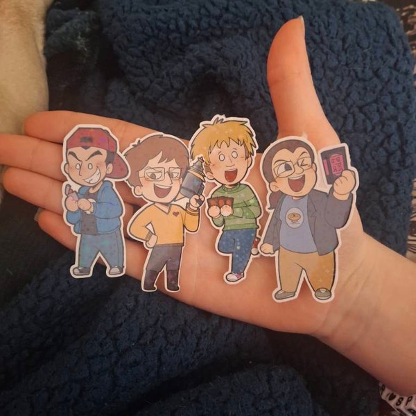 The Eltingville Club | Bill, Josh, Pete, Jerry | Holographic STICKERS ...