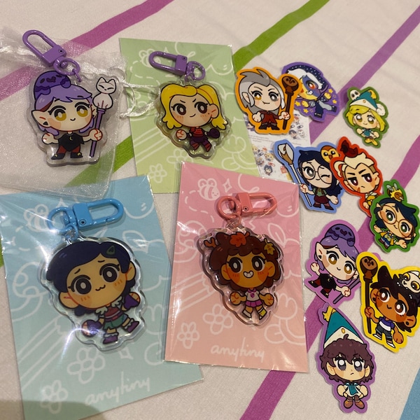 Amphibia, Anne, Marcy and Sasha Keychains Epoxy - Etsy
