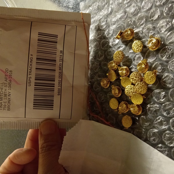 Large Blue Ball Chain Necklace, 16 Inches With Brass Spring Clasp and 6 ...