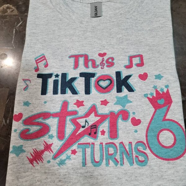 Tiktoker Squad Svg, .svg and .png of Tik Tok Girl Birthday Images With ...