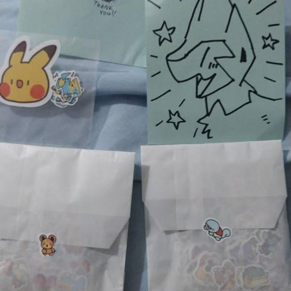 Pikachu Clones Vinyl Poke Sticker Sheet (15 Stickers) - Etsy