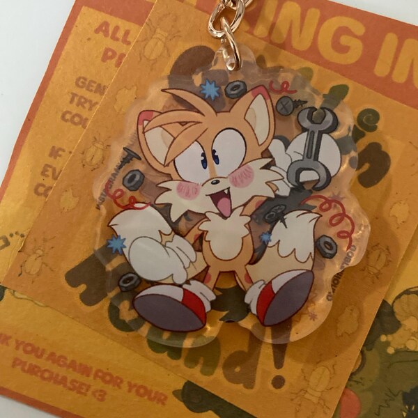 Sonic Character Inspired 2” Keyrings - Etsy