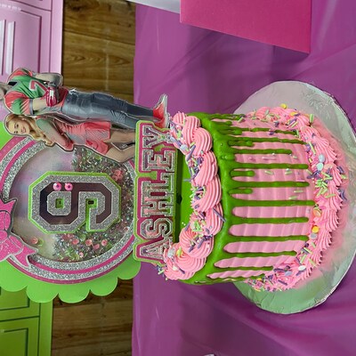 ZOMBIES Shaker Cake Topper Inspired by Disney Z-O-M-B-I-E-S Birthday ...