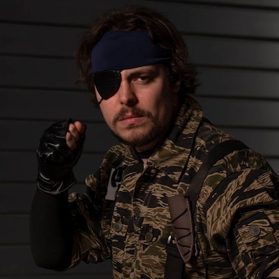 Naked Snake Big Boss CQC Knife Metal Gear Solid 3 Snake Eater Delta 3D ...