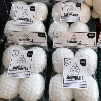 PRINTABLE Snowball Packaging DIGITAL PDF Insert Cards & Labels for ...