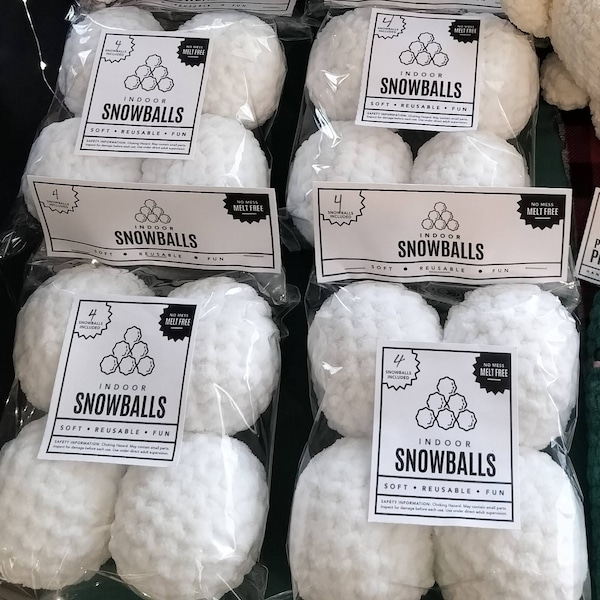 PRINTABLE Snowball Packaging - DIGITAL PDF - Insert Cards & Labels for ...
