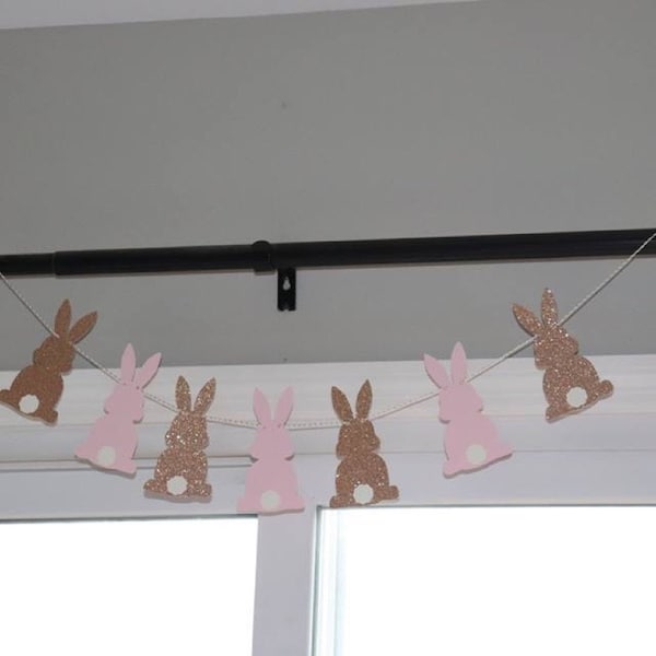 Bunny Banner, Some Bunny is One Banner, Easter Banner, Reusable Banner ...