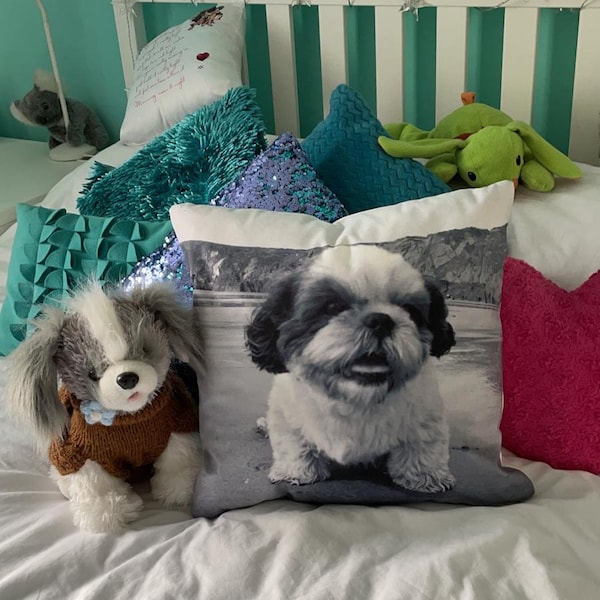 Pets Personalised Cushion, Pet Memorial, Pet Loss Gift, Dog Lover Gift ...