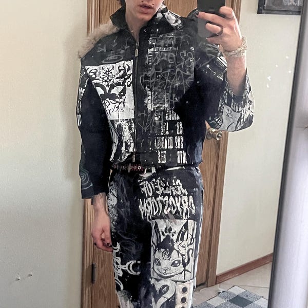 Custom Handmade Horror Thriller Punk Emo Metal Rock Goth Trap Anime ...