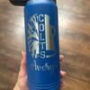 Engraved Cheer Bottle, Personalized Cheerleader Water Bottle With Straw ...