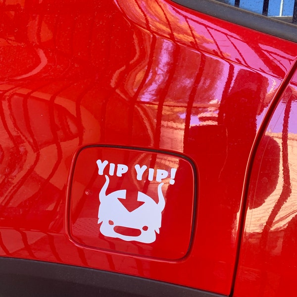 Appa Yip Yip Decal - Etsy