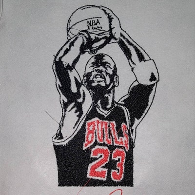 Michael Jordan Embroidery Design/embroidery Machine Design/machine ...