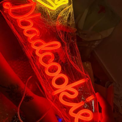 Custom Dripping Lip Neon Sign Neon Sign Aesthetic Neon Sign Name Neon ...