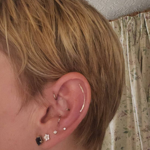 Welsh Sea Glass Tear Drop Silver Necklace Recycled Jewellery Handmade ...