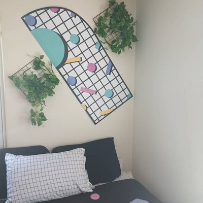 Memphis Milano Wall Decal, Geometric Wall Sticker, 80's Design, Memphis ...