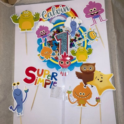 Super Simple Songs Cupcake Toppers, Super Simple Party Decor - Etsy