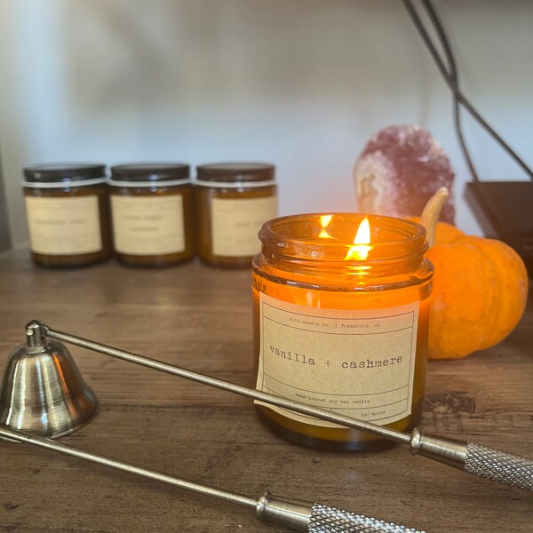 Christmas Candle Sampler | Set of 4 Mini Holiday Soy Candles - Etsy