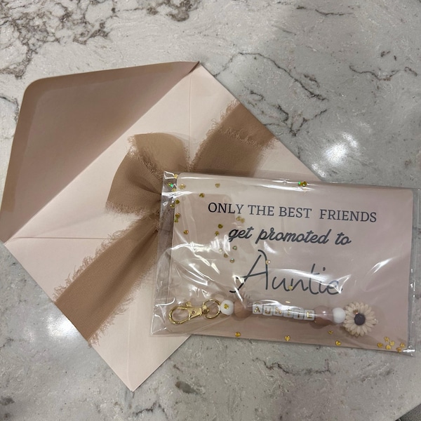 Announcement to Future Auntie Pregnancy Prégnant Baby Bébé Parents ...